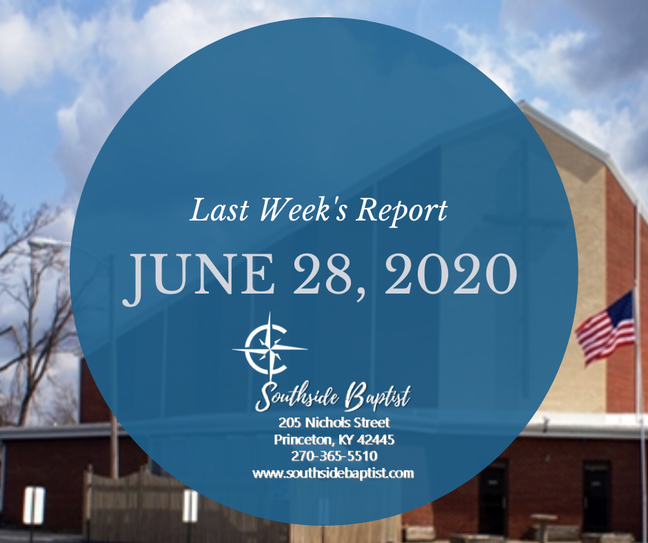 Sunday Update & Bulletin Report | Southside Baptist Church